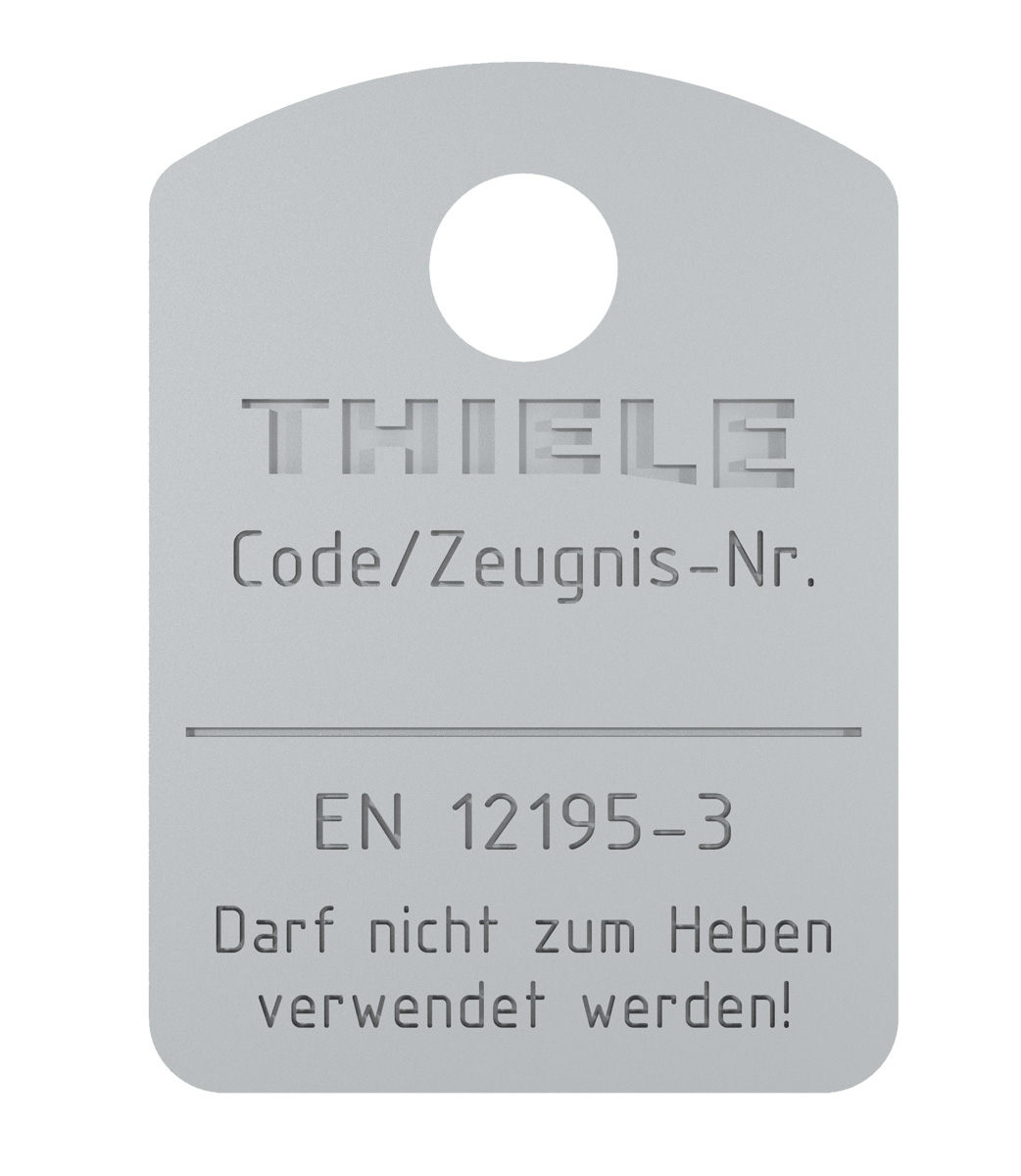 TWN 1402 - Identification Tags for Lashing Chains - KWS Inc.