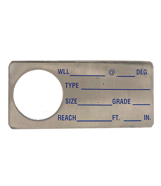 TWN 1940A - Identification Tags for single- and multi-leg Chain Slings ...